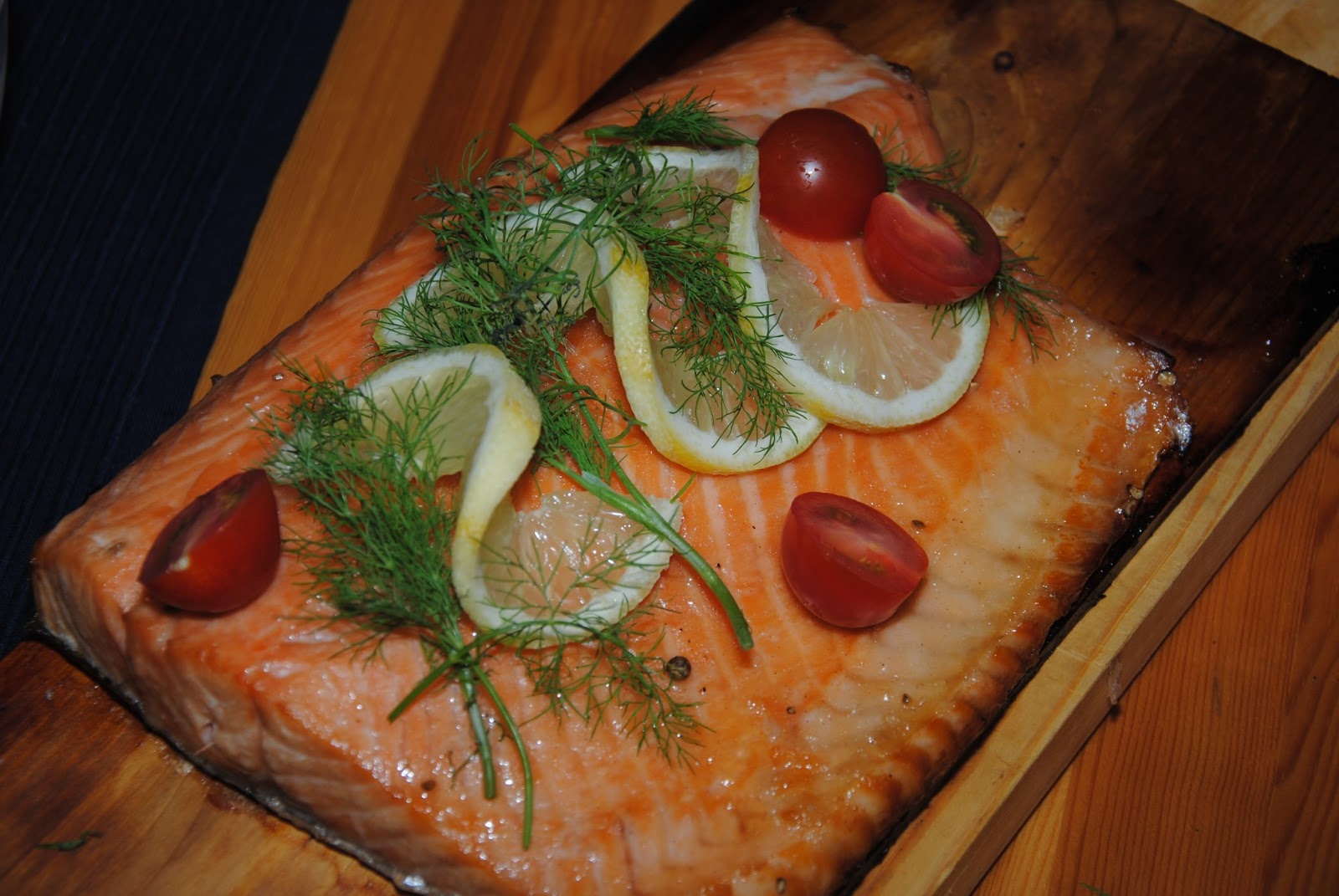 Matiallaformer: Grillad lax på planka